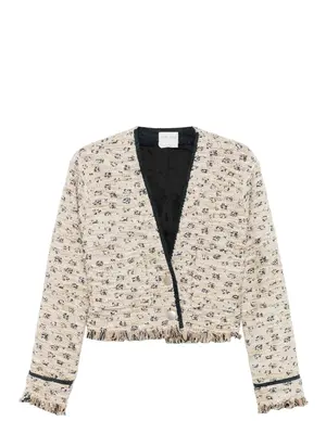 FORTE_FORTE Tweed Jacket - Neutrals