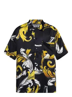Versace Outline Barocco Shirt - Black