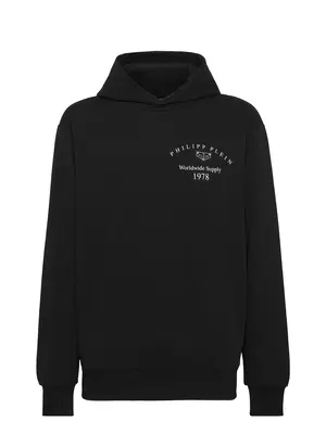 Philipp Plein Logo Hoodie - Black