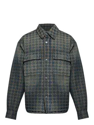 Amiri Ma Quad Jacquard Denim Jacket - Blue