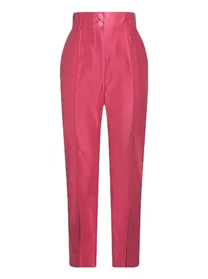 Dolce & Gabbana Shantung Tapered Pants - Pink