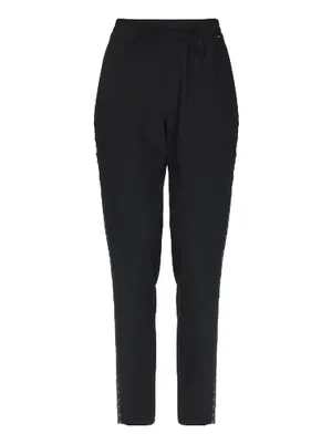 LIU •JO Regular Fit Tapered Leg Trousers - Black
