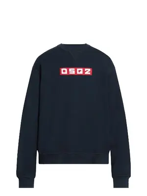 Dsquared2 Cotton Fleece Sweatshirt - Navy