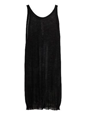 Rick Owens Tank Top Size Virgin Wool - Black
