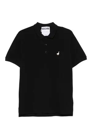 Moschino Cotton Polo Shirt - Black