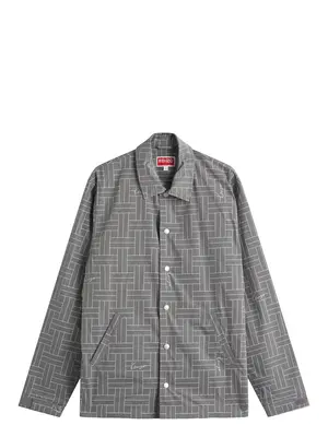 Kenzo Weave Light Coach Jacket - Misty Grey