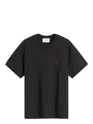 Ami Red Adc Classic T-shirt - Black