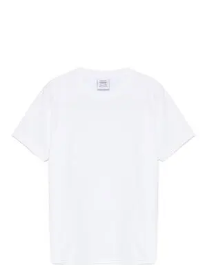 Vetements Logo-embroidered T-shirt - White