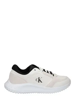 Calvin Klein Panelled Sneakers - White
