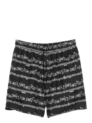 Amiri Jazz Band Shorts - Black