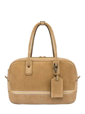 Moschino Debossed Tote Bag - 10a Beige