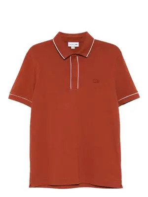 Lacoste Paris Stretch Piqué Polo Shirt - Red