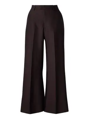 KALLMEYER Kallmeyer Athena Wool And Silk-Blend Twill Pants