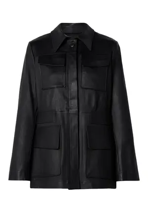 Stouls Leon Leather Jacket - Black