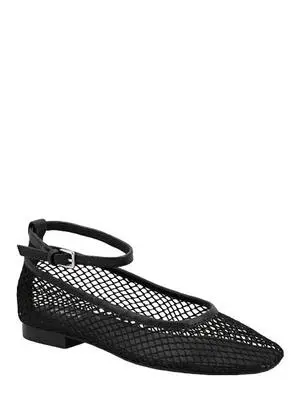 Mia MIA Roz Ankle Strap Flat Black