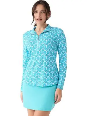 CABANA LIFE Cabana Life 1/4 Zip Sport Top Rosemary Beach