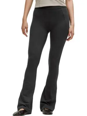 Lululemon Split-hem High-rise Mini-flare Pant - Black
