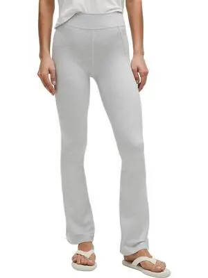 Lululemon Split-Hem High-Rise Mini-Flare Pant Crescent Moon/white