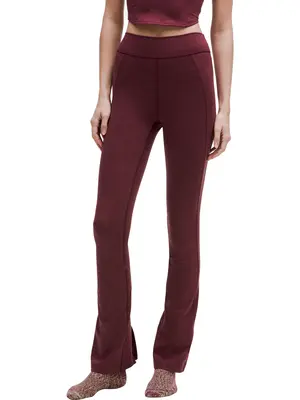 Lululemon Split-Hem High-Rise Mini-Flare Pant Garnet/garnet