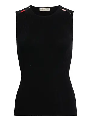 EMILIO PUCCI Ribbed Cotton Tank