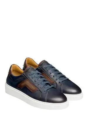 Magnanni Phoenix Lace Up Sneakers - Navy/brown
