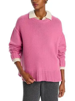 Guest In Residence Cozy Cashmere Sweater - Rose