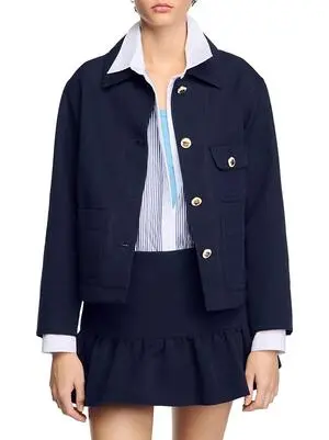 SANDRO Cropped Jacket