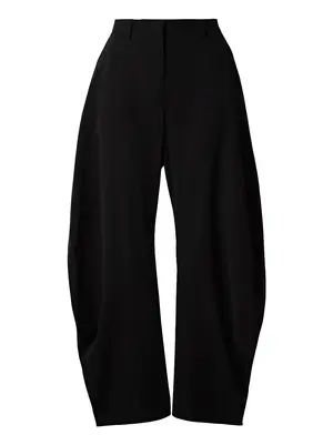 Acne Studios Crepe Barrel-leg Trousers - Black