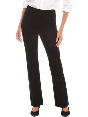 Karen Kane Stretch Twill Bootcut Trousers - Black