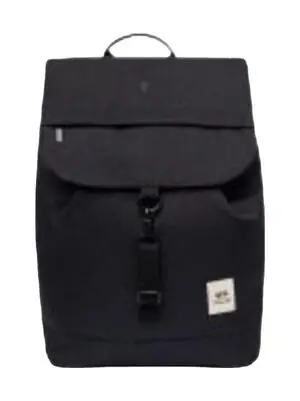 LEFRIK Printed Backpack With Flap Closure - Black