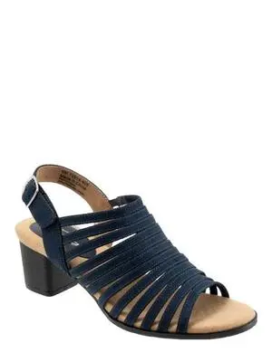 Trotters Trotters Midge Slingback Sandal Navy Suede
