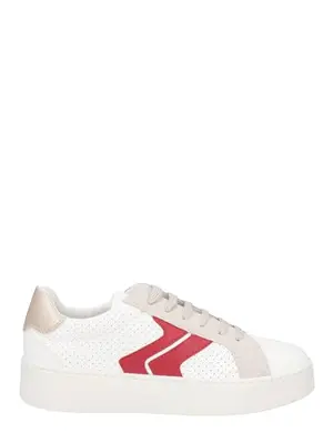 Geox Low-top Leather Sneakers - Off White