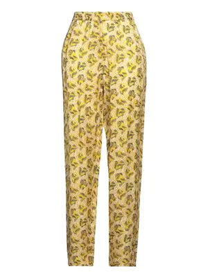 Isabel Marant Tapered High-waisted Pants - Yellow
