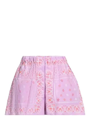 Maje Cotton Shorts - Purple