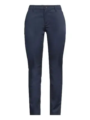 EA7 Tapered Cotton-blend Pants - Blue