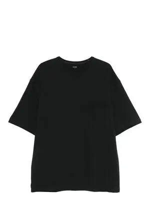 LEMAIRE Jersey-texture T-shirt - Black