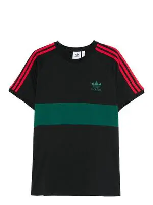 Adidas 3-stripes Panelled T-shirt - Black