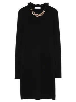 Rabanne Chain-detailed Mini Dress - Black
