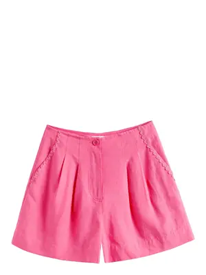 Chinti & Parker Wide-leg Shorts - Pink