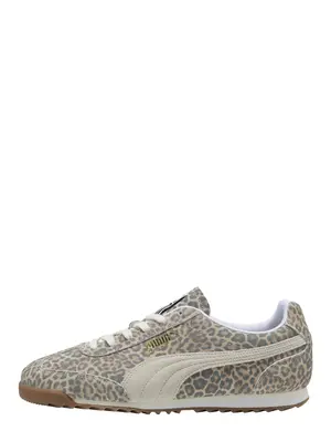 PUMA Arizona Leopard Print Sneakers Gray