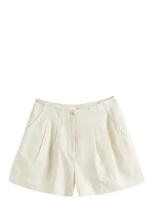 Chinti & Parker Wide-leg Shorts - Neutrals