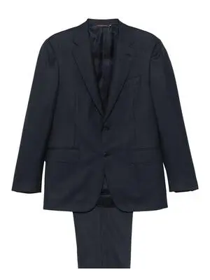 Canali Checked Suit - Blue