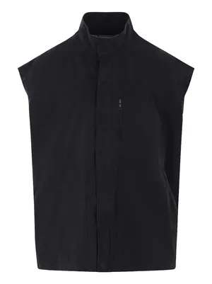 MAISON MARGIELA Two-tone Gilet - Blue