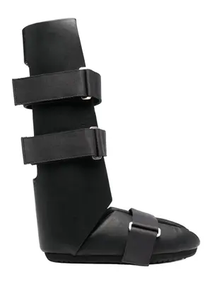 Rick Owens Splint Leather Knee Boots - Black