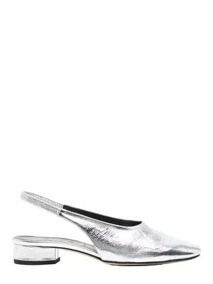 AeydĒ Dua Heeled Pumps - Silver
