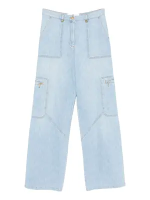 Elisabetta Franchi Cargo Jeans - Blue