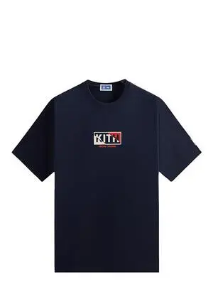 Kith X New York Rangers Pennant Vintage Tee Shirt - Nocturnal