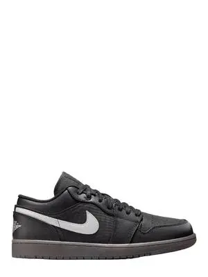 JORDAN 1 Low Dark Smoke Grey - Black/white