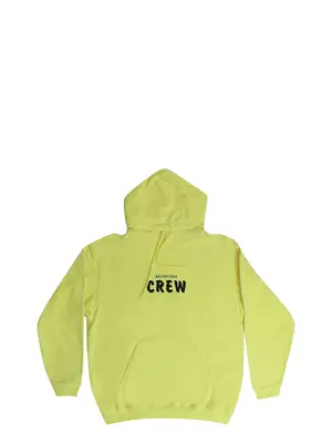 Balenciaga Crew Logo Hoodie - Green