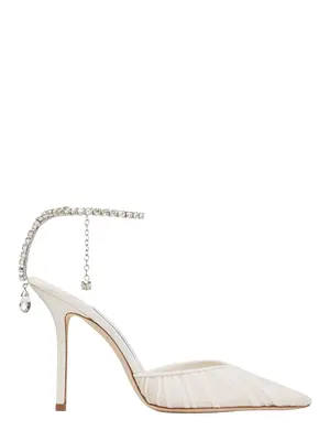 JIMMY CHOO 100mm Saeda Pumps - Neutrals